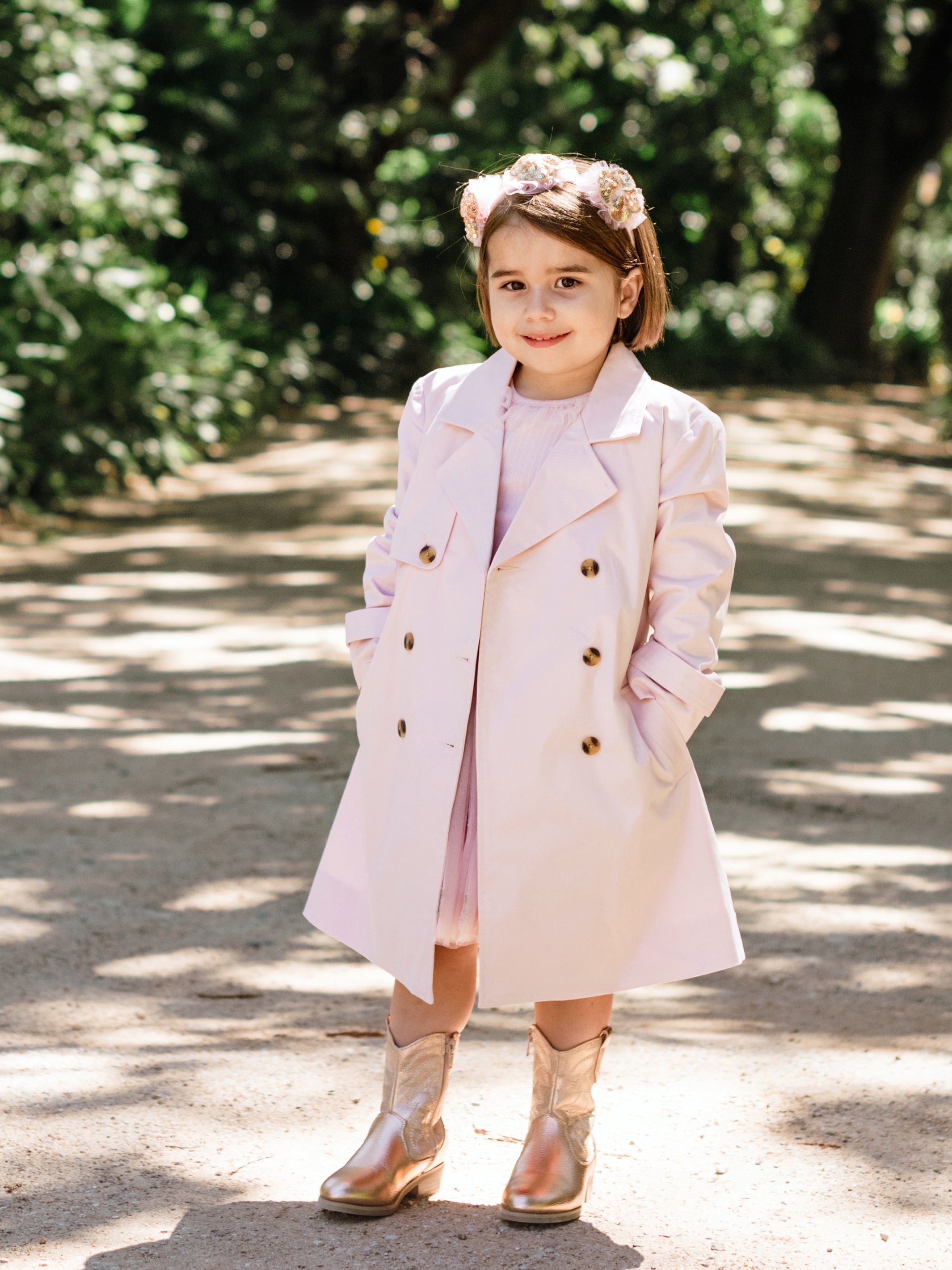Elegant Trench - Pale Lilac – Fleur Harris