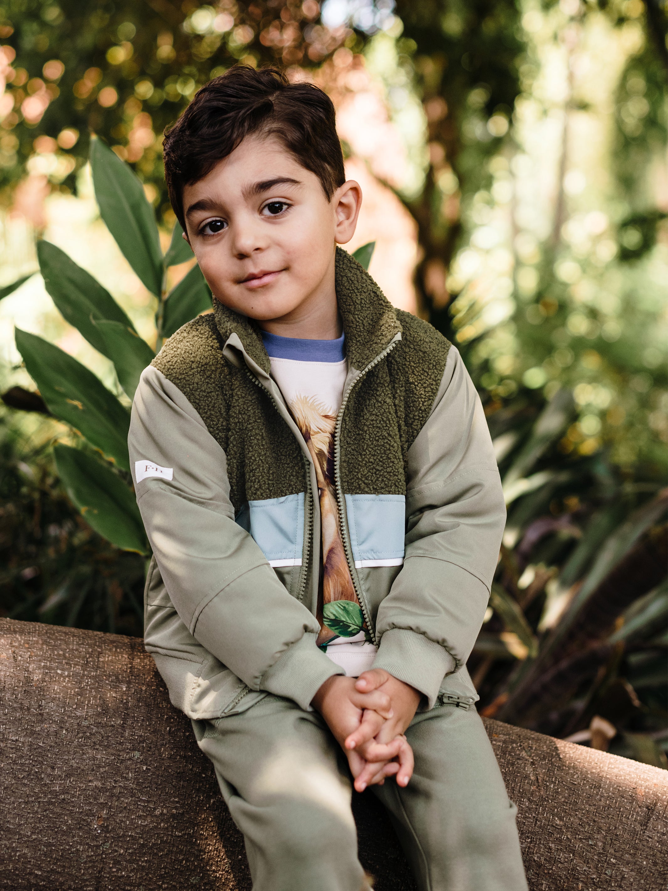 Echo Winter Jacket in Basil | Junior Boys 3-6yrs – Fleur Harris