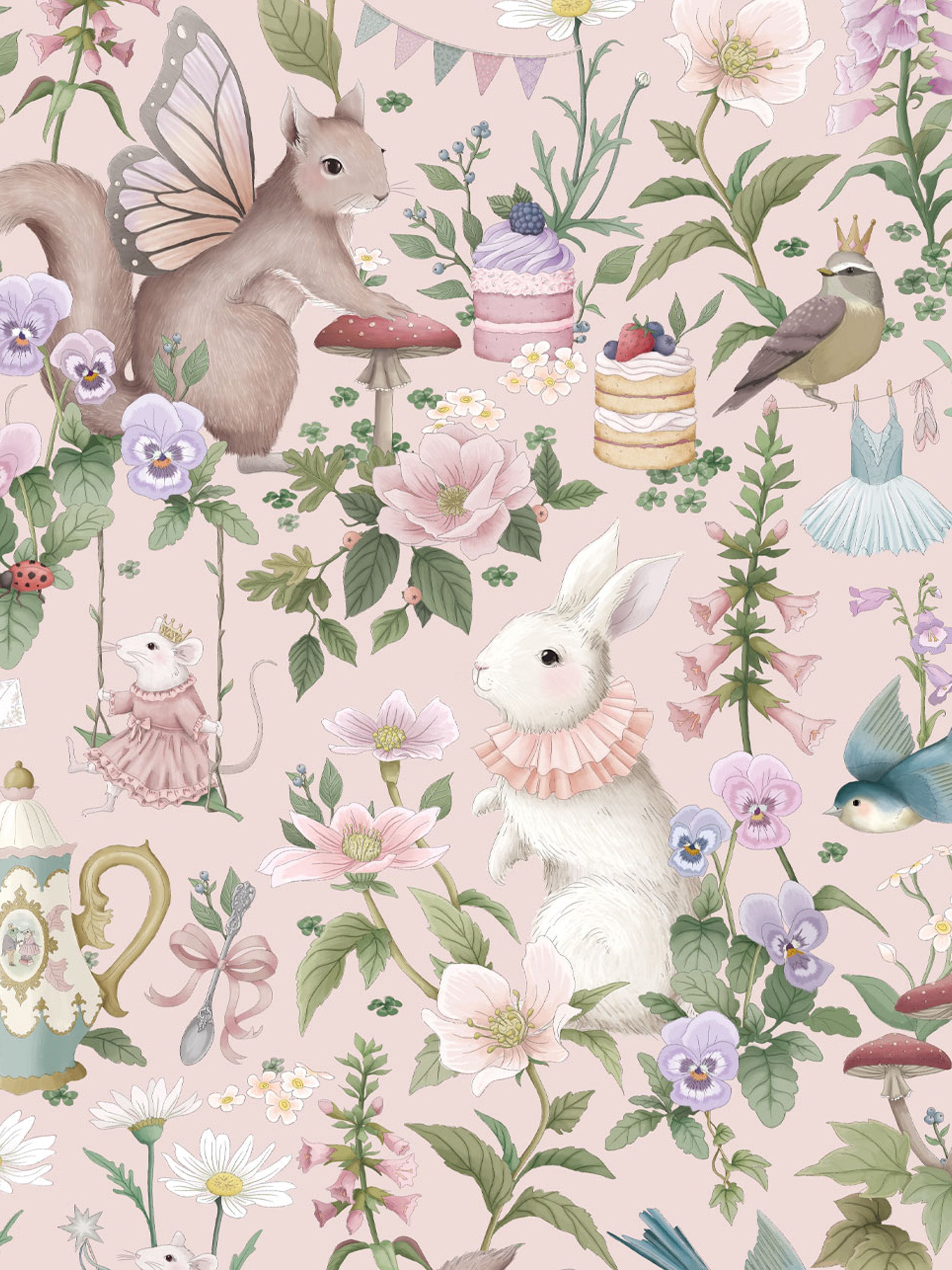 Garden Party Wallpaper | Petal Pink | Fleur Harris – Fleur Harris